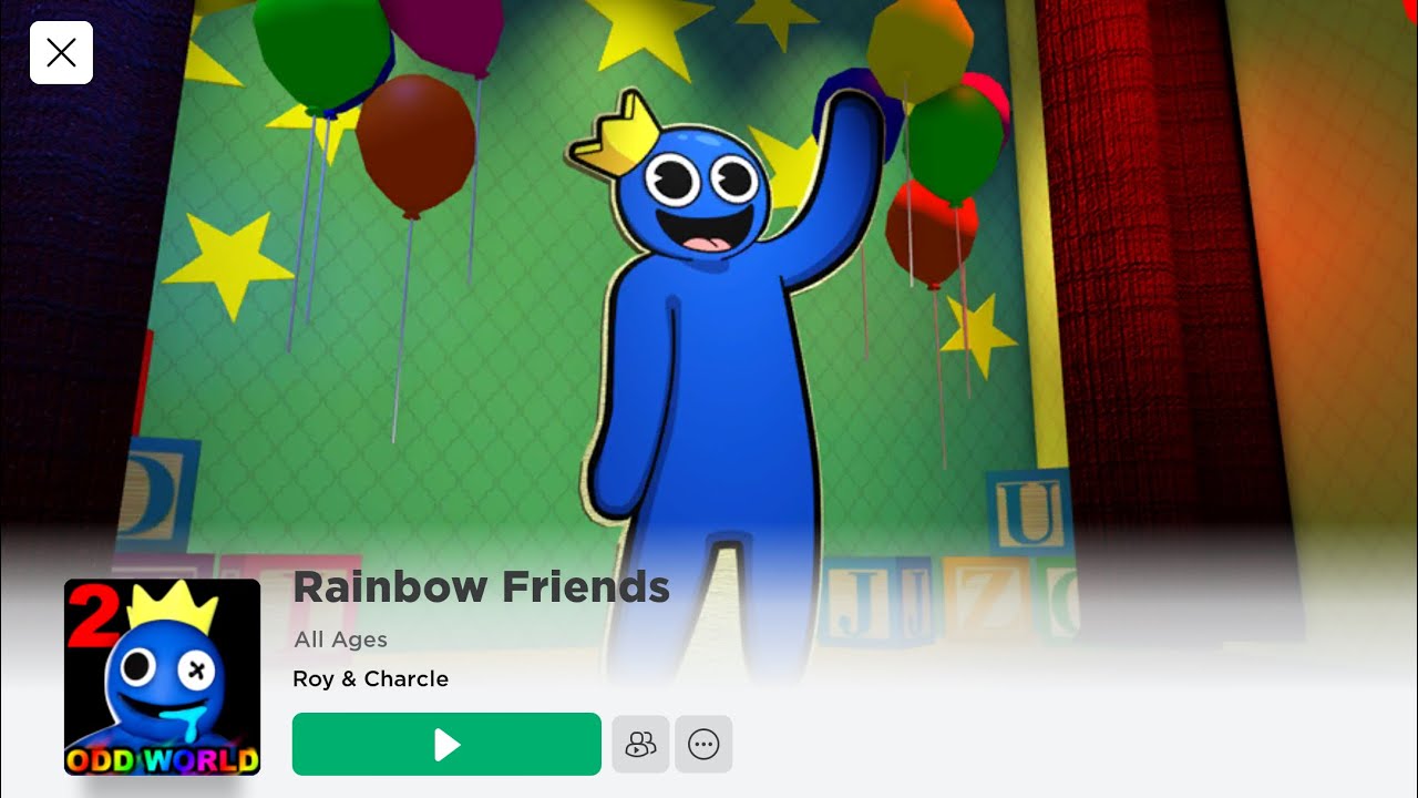 Playing Rainbow Friends Chapter 1 (part 1) - YouTube
