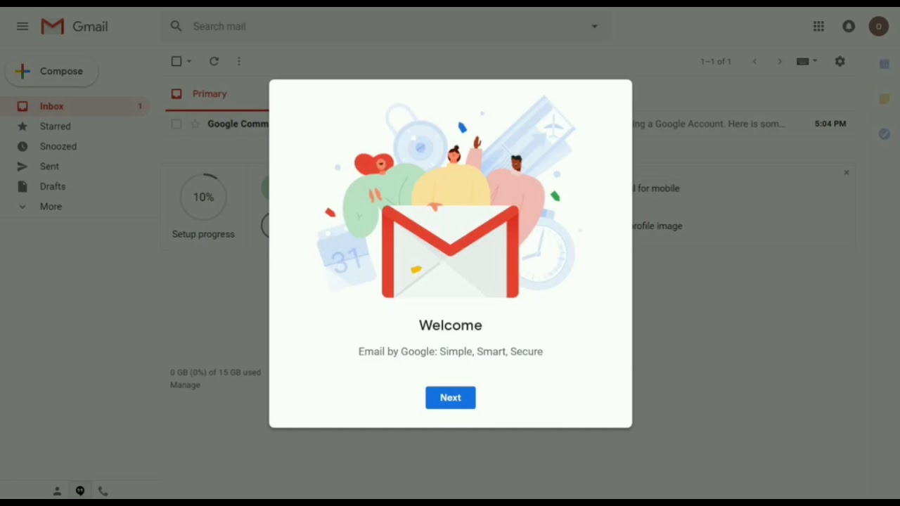 How to easily Gmail account Open in Computer/PC/Laptop - YouTube