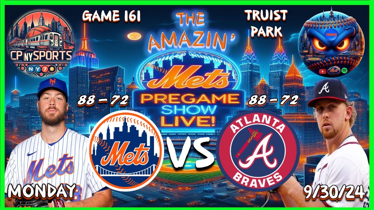 Mets PreGame Show | Mets vs Braves | New York Mets | Atlanta Braves ...