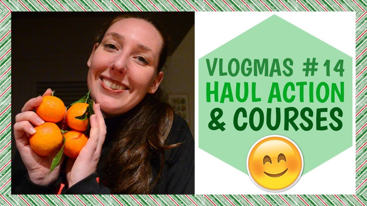 VLOGMAS #14 Haul Action & Courses Leclerc 😊 | La Vie En Rousse - YouTube