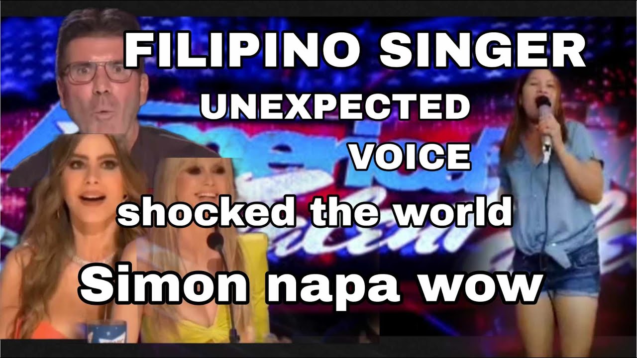 Filipino singer UNEXPECTED Voice that shocked the world | AGT AUDITION ...