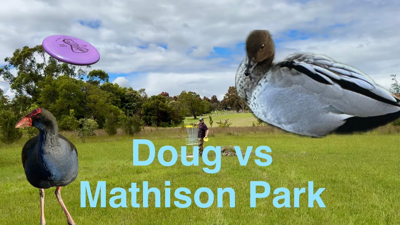 Doug vs Mathison Park disc golf course. Churchill, Victoria, Australia ...