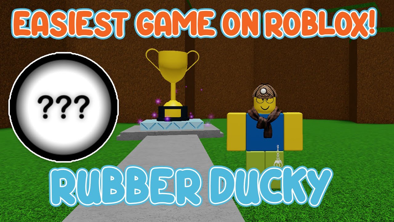 How to Get Rubber Ducky Ending in easiest game on roblox! | ROBLOX ...