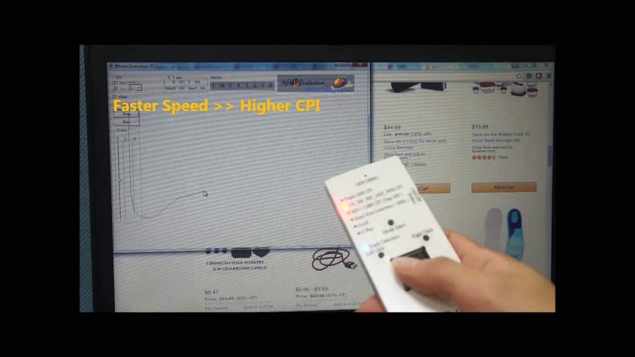 [PixArt Imaging] Optical Finger Navigation Application - YouTube