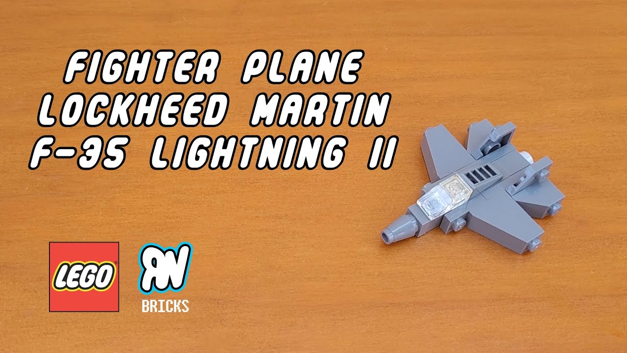 How To Build A Mini Fighter Plane F-35 Lego - YouTube