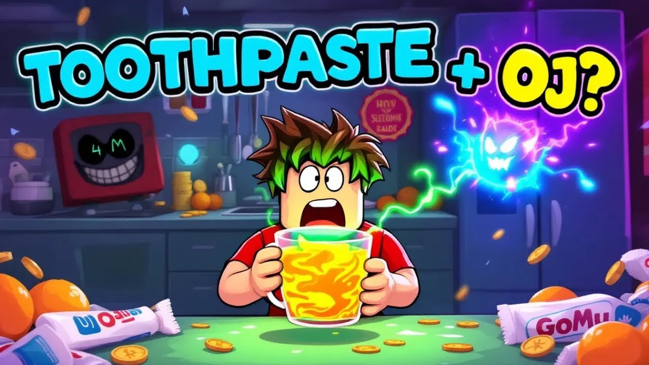 I Mixed TOOTHPASTE and OJ in Roblox 😱 (Gone Wrong?) - YouTube