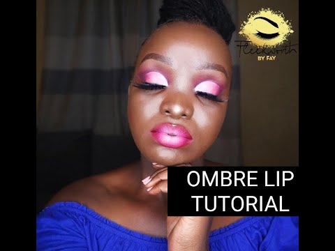 HOW TO: OMBRE LIP TUTORIAL || QUICK & EASY || BEGINNER FRIENDLY - YouTube