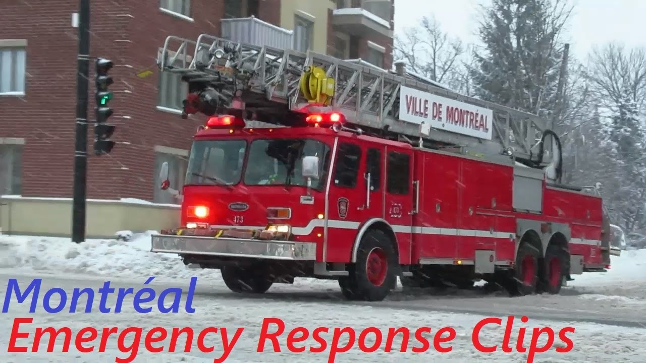 JAN. 11 - 18 2023 MONTREAL EMERGENCY RESPONSE CLIPS - YouTube