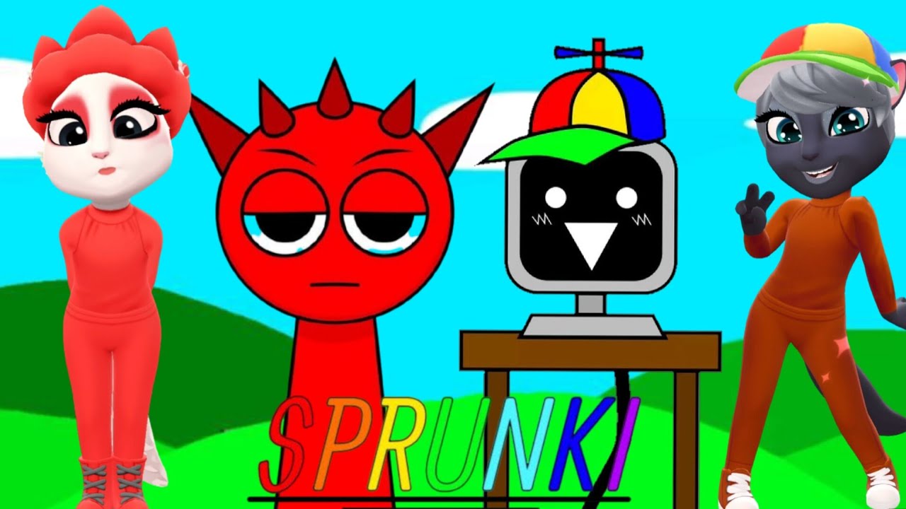 🎭 SPRUNKI INCRADIBOX ANGELA | Reddy Vs Mr. Computer| New Update Cosplay ...