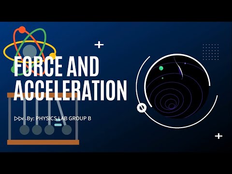 FORCE AND ACCELERATION EXPERIMENT - YouTube