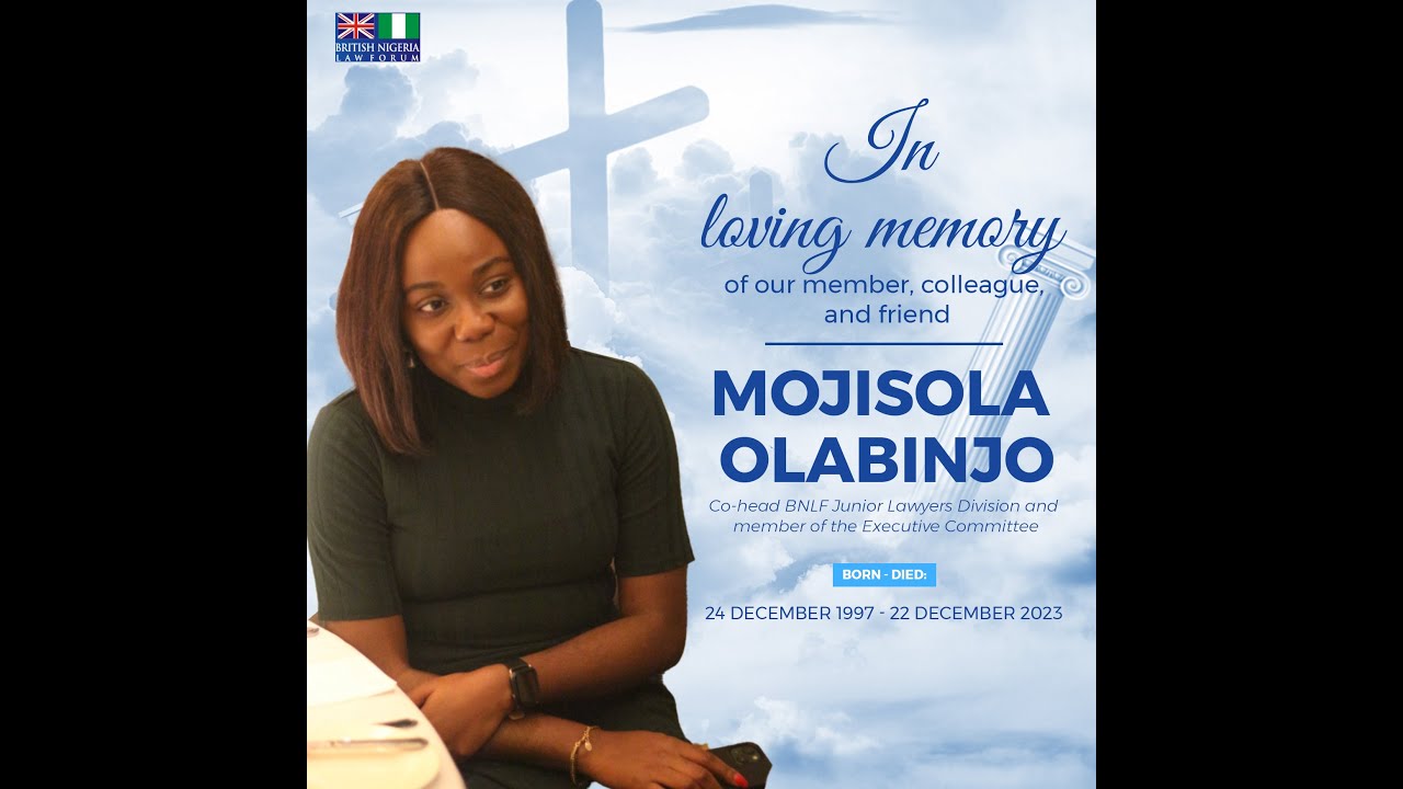 Tribute to Mojisola Olabinjo - YouTube