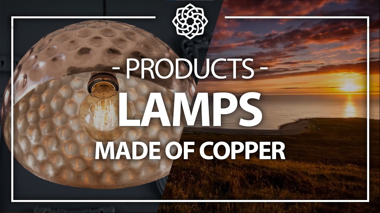 Copper lamps - lighting to warm up your interior - YouTube