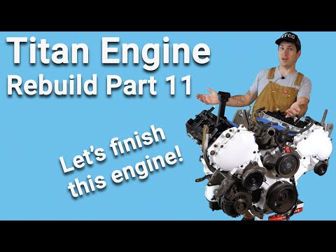 VK56 Engine Rebuild Part 11 We finish the engine build! Titan/Armada ...