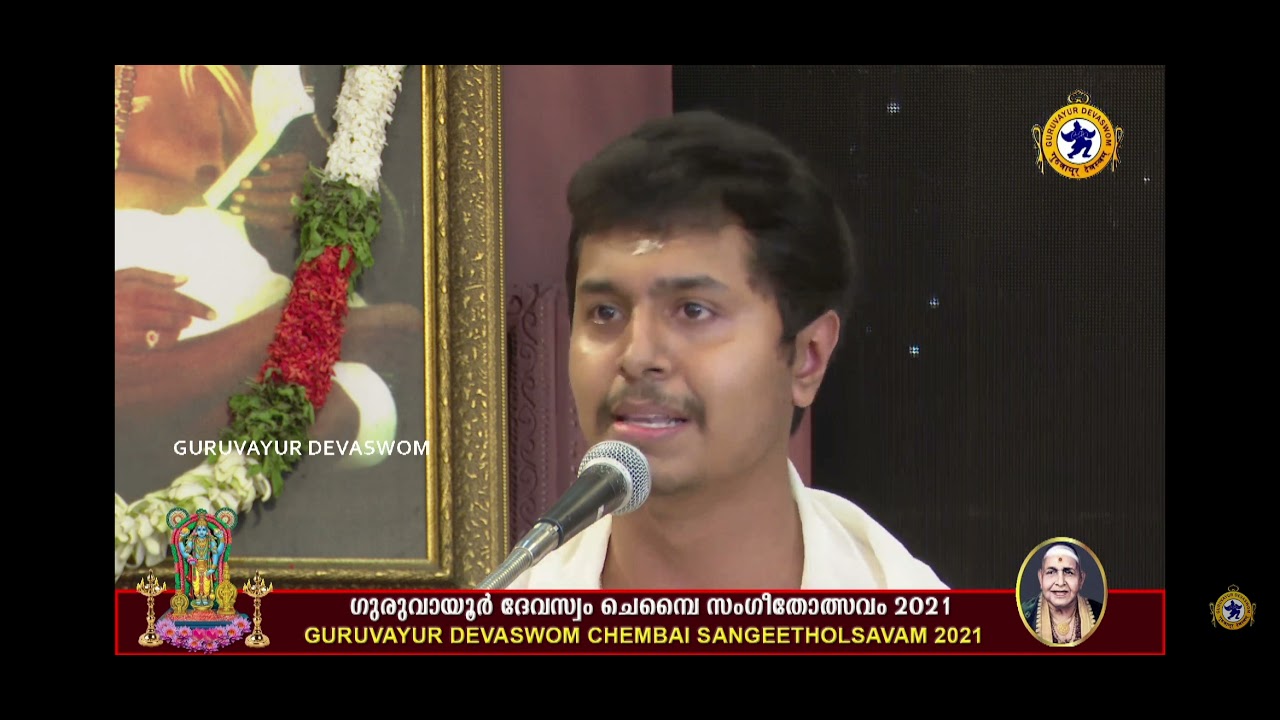 Sabhapathikku | Chembai Sangeetholsavam 2021 | Bharath Krishnan - YouTube