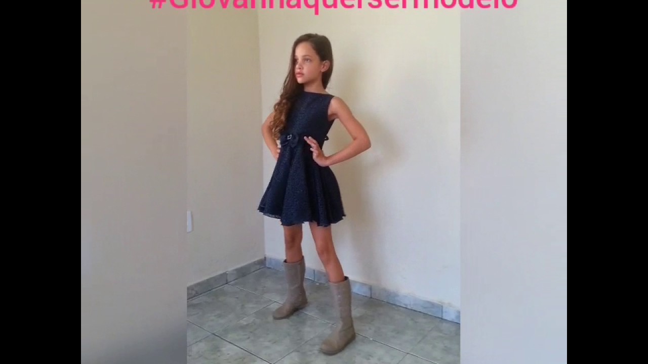 Modelo mirim meu sonho é ser modelo!!! - YouTube