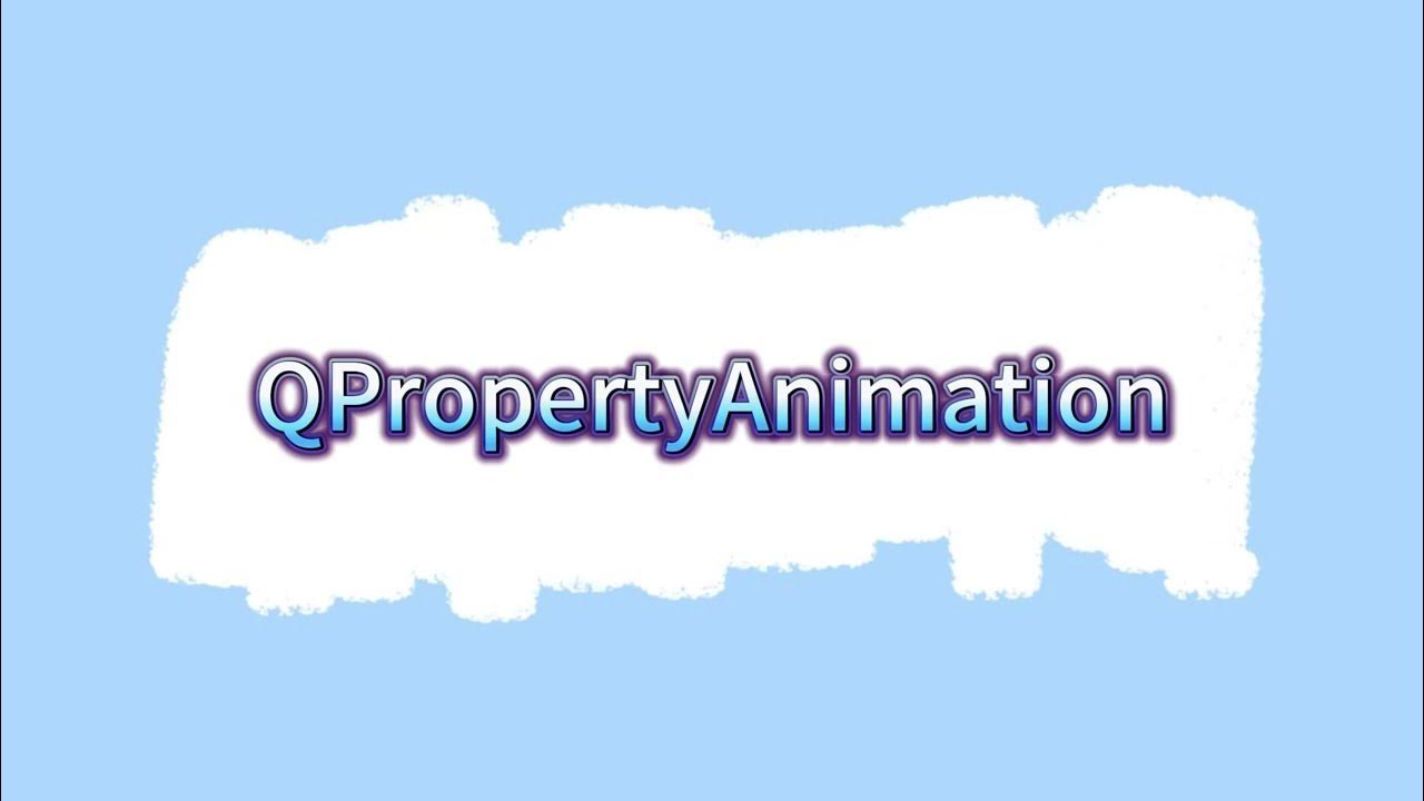 Qpropertyanimation Animation Examples In Pyqt Youtube