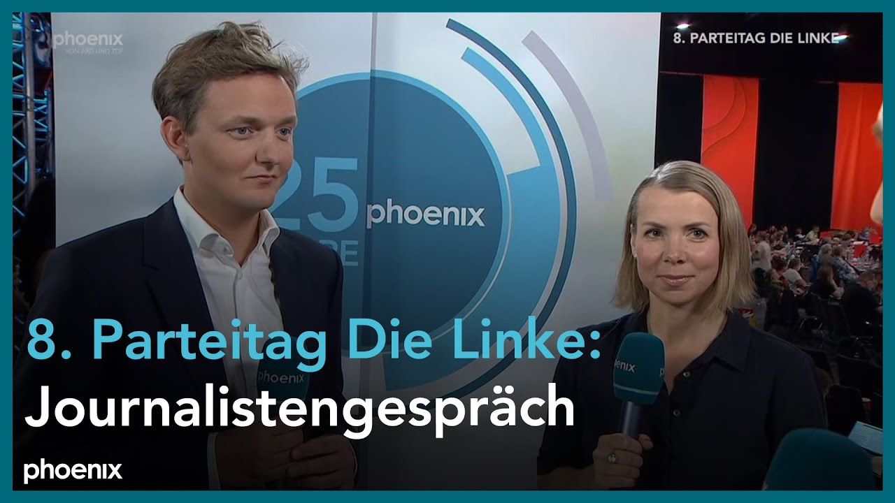 Parteitag die Linke: Journalistengespräch - YouTube