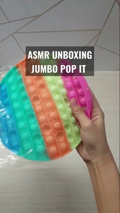 ASMR Unboxing Jumbo Pop It | V3 pop it 2 - YouTube