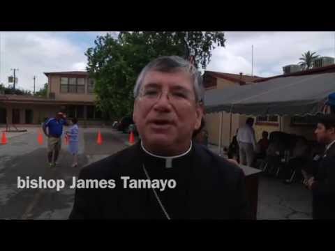 Laredo Humanitarian Relief, Bishop James A. Tamayo, Holding Community ...