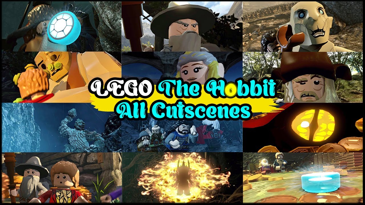 LEGO The Hobbit - All Cutscenes/Cinematics - YouTube