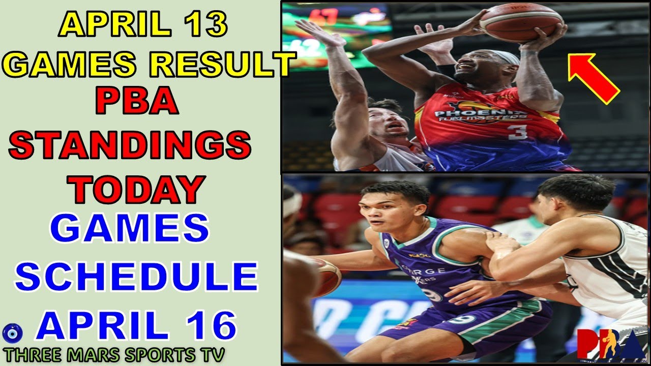 PBA RESULTS TODAY | PBA STANDINGS | PBA SCHEDULE APRIL 16 2025 ...