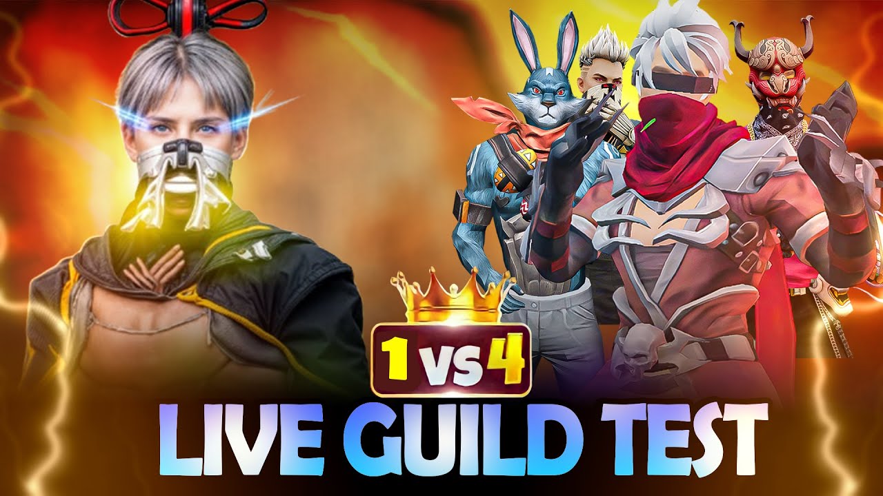 UP ARMY GUILD TEST free fire live guild test | UP FAIZAN LIVE - YouTube