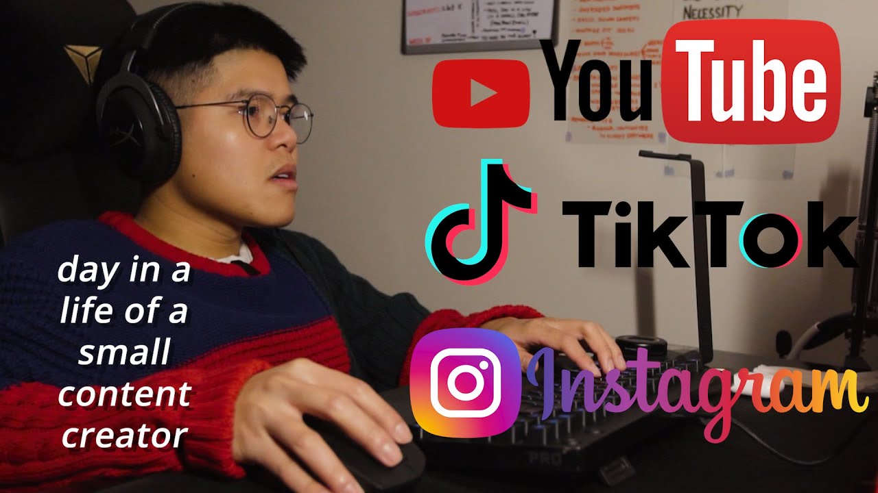 Realistic Day In A Life As A Small Content Creator - YouTube