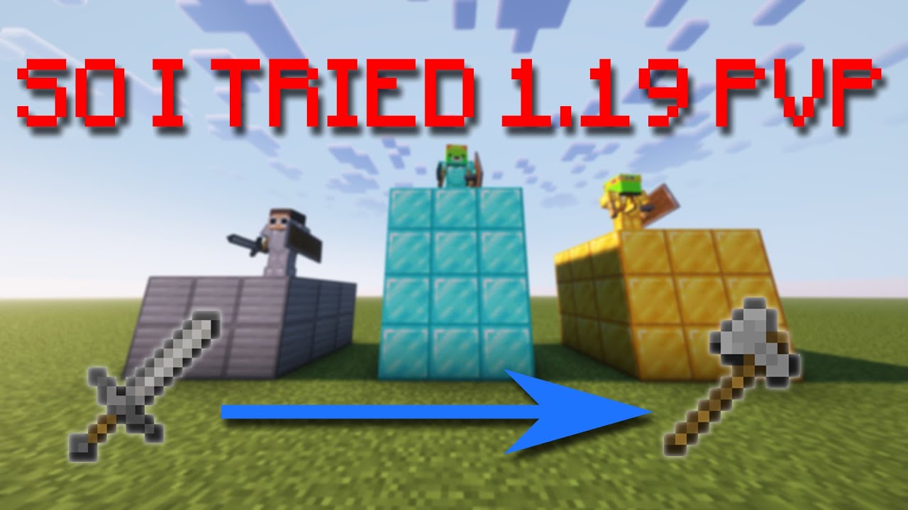 So I tried 1.19 PVP in Minecraft and... - YouTube