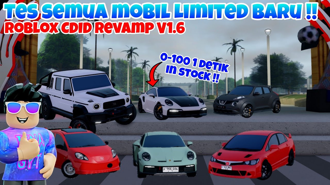 TES SEMUA MOBIL LIMITED TERBARU DI UPDATE CDID REVAMP V1.6 !! | Roblox ...