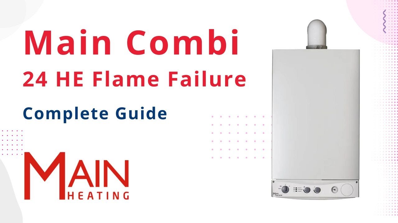 Main Combi 24 HE Flame Failure - YouTube