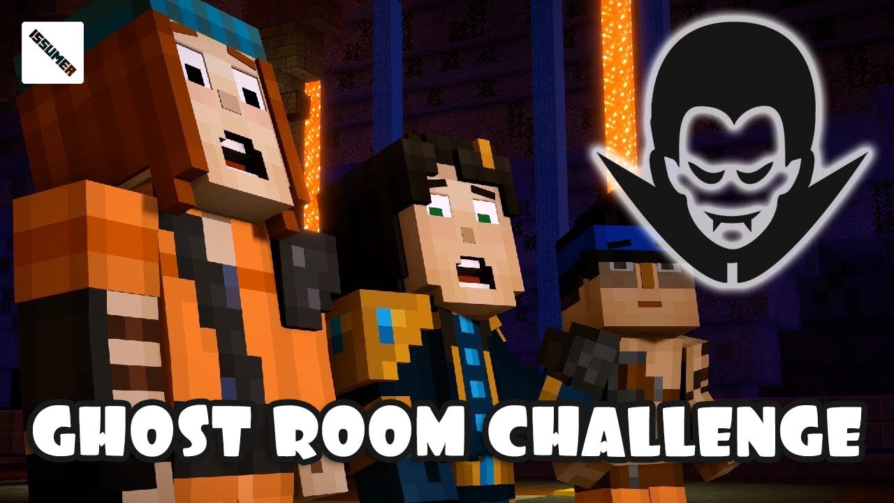 GHOST CHALLENGE ROOM - Minecraft Story Mode - YouTube