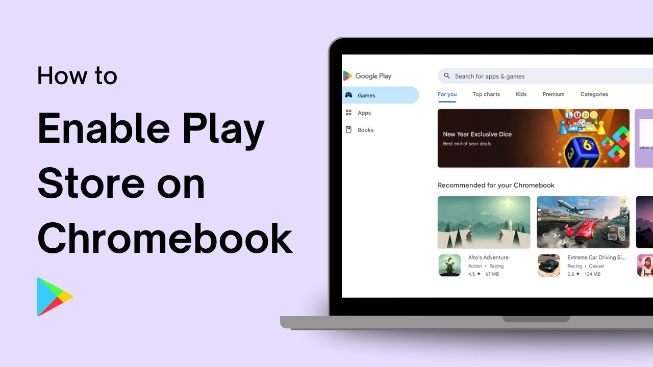 How to Enable Google Play Store on Chromebook - YouTube