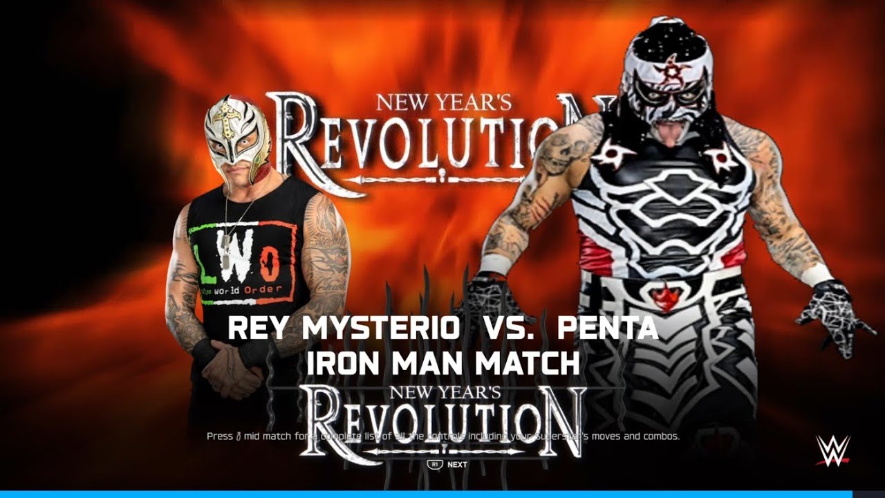 WWE 2K25 | REY MYSTERIO VS PENTA | IRON MAN MATCH FULL HD PS5 SLIM ...