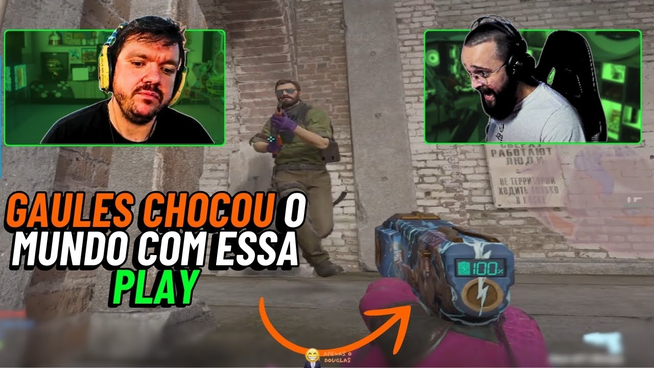 GAULES FEZ JOGADINHA QUE CHOCOU O MUNDO, SKS ENSINANDO A MELHORAR NO CS ...