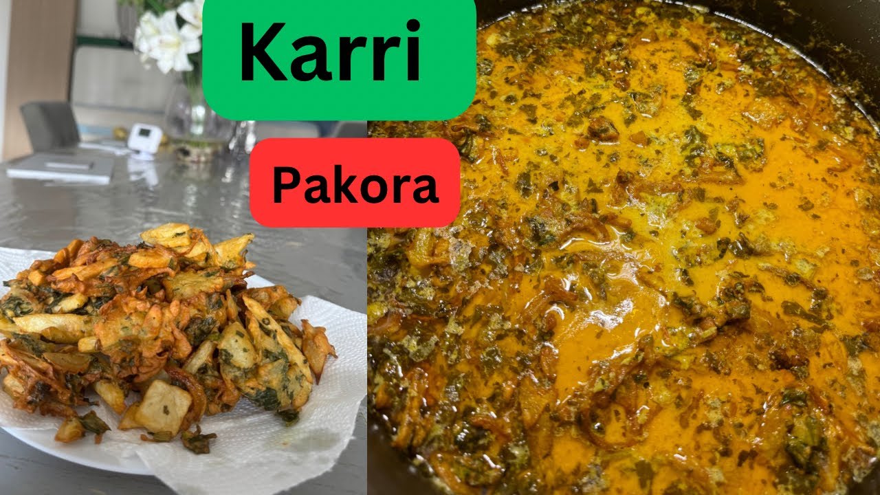Desi style karri pakora recipe ||quick easy and tasty karri pakora ...