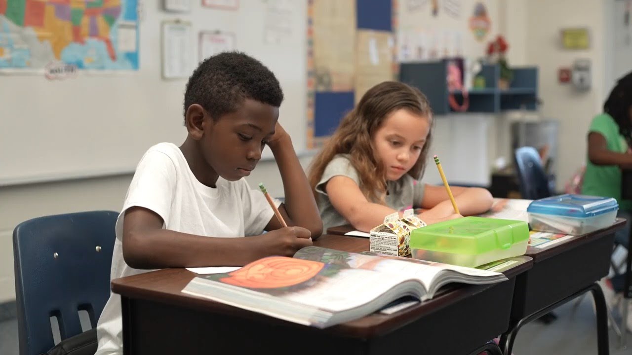 Lattes and Literacy at Reddick-Collier Elementary School - YouTube