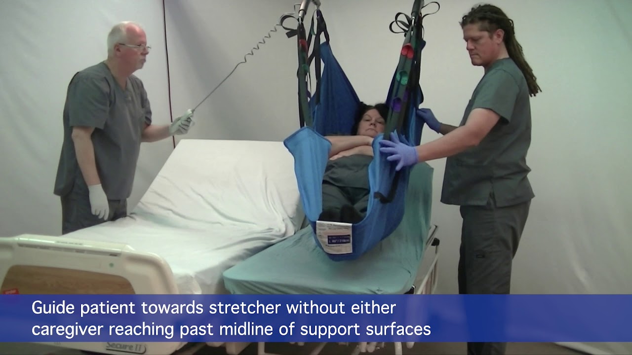 2020 AM TSL - Semi Reclined Transfer using a 4pt hanger bar - YouTube