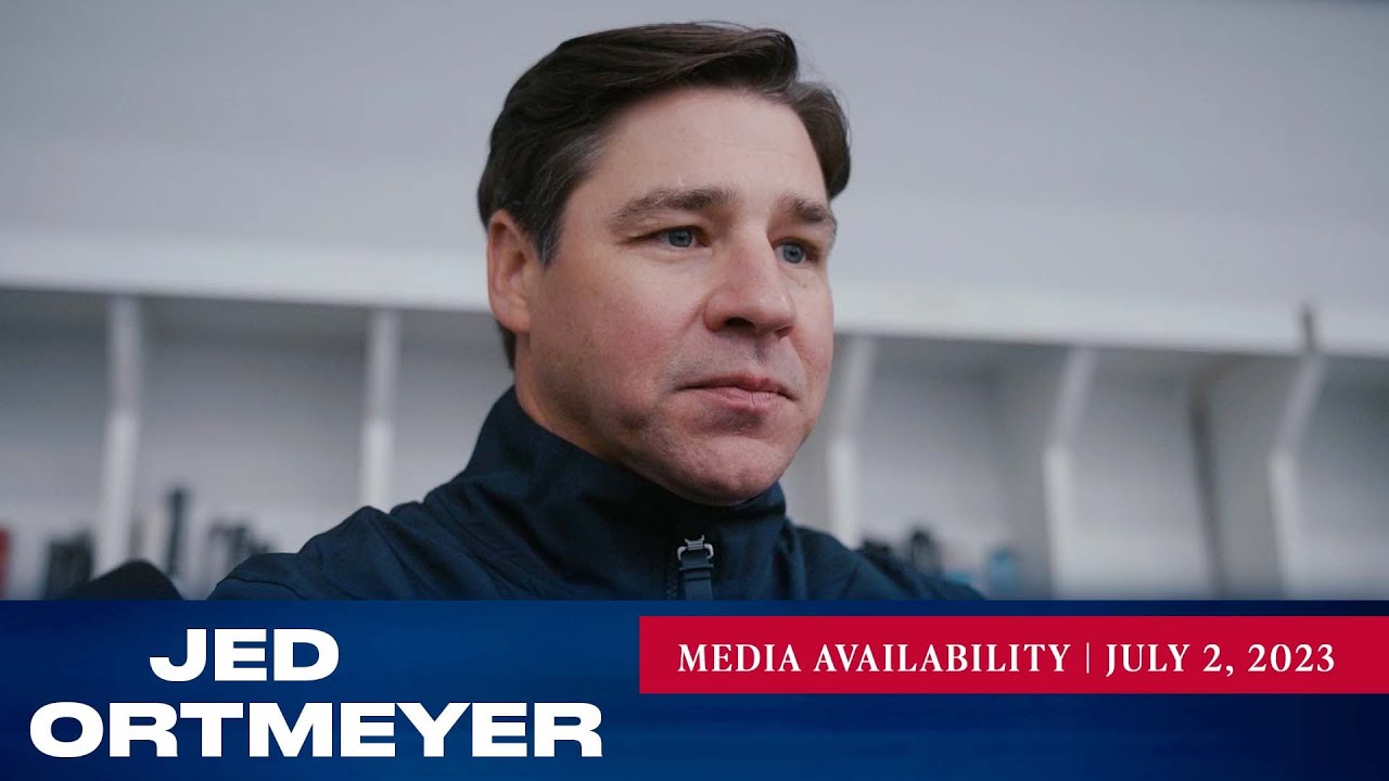 New York Rangers: Jed Ortmeyer Media Availability | July 2, 2023 - YouTube