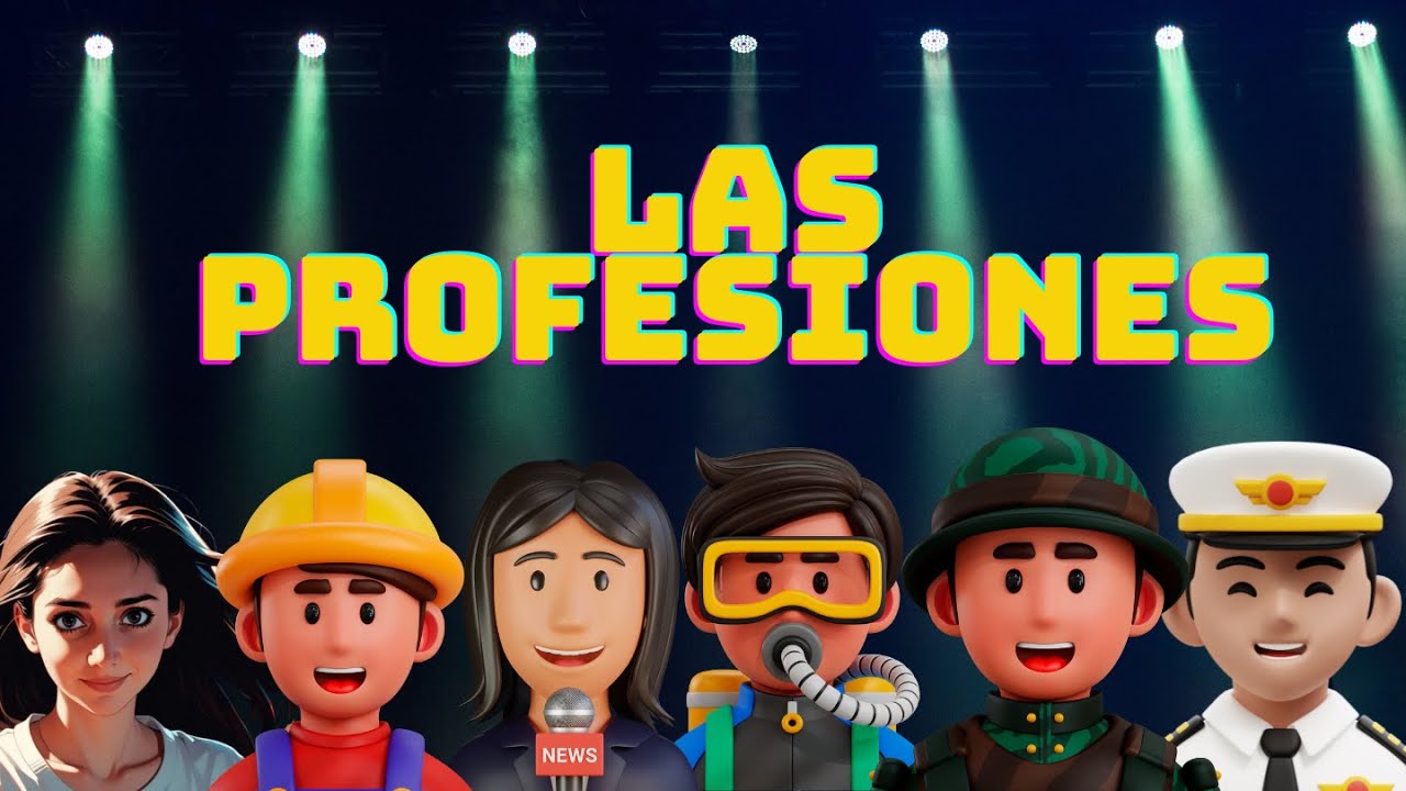 Las Profesiones!👩‍🏫👨‍🚒👨‍🍳 Descubre una Canción Divertida para Niños🎤 ...