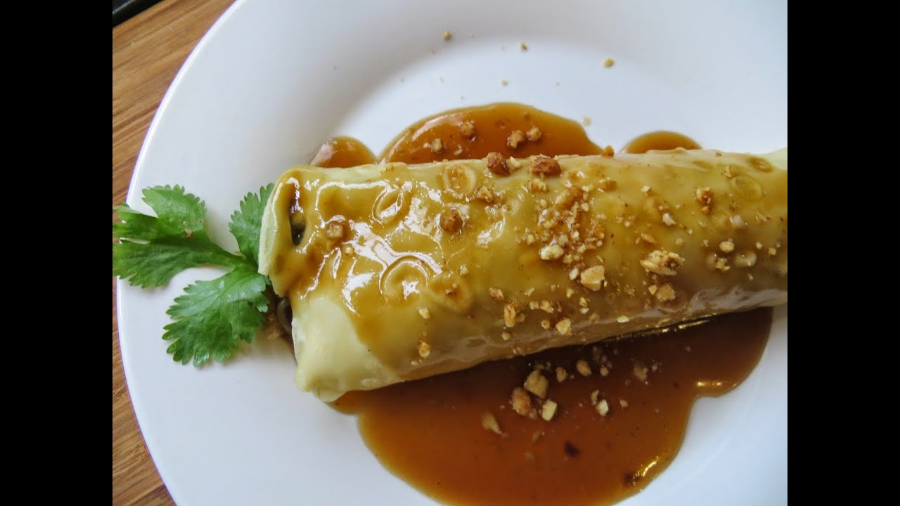 Fresh Veg Wrap Philippine Lumpia HD - YouTube