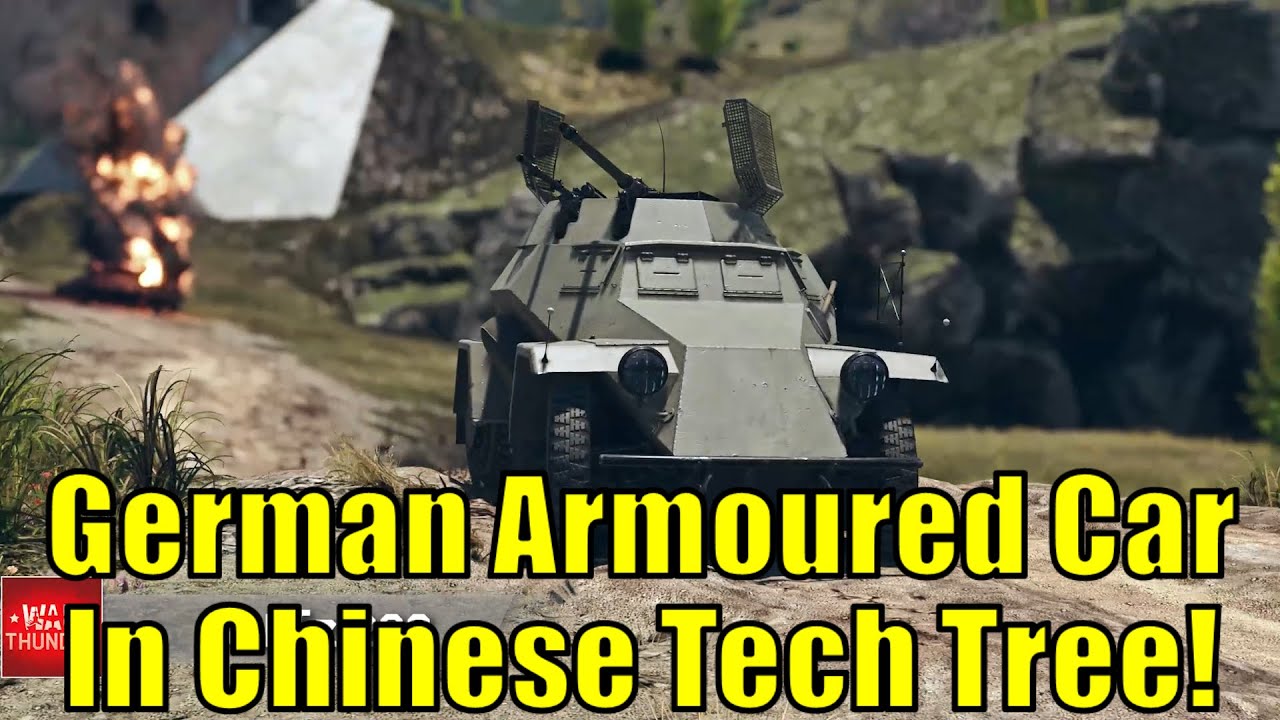 Sd.Kfz.222: German SPAA Armoured Car for German and Chinese Tech Trees ...