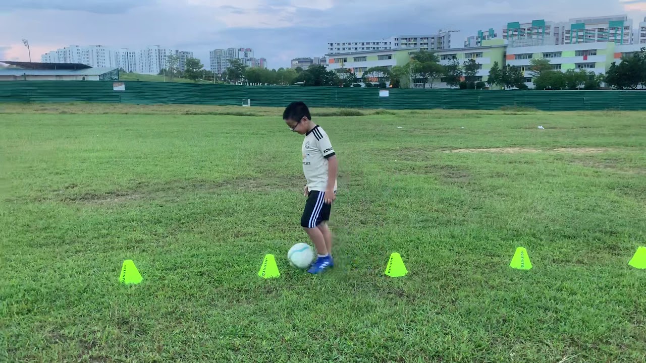 Dribbling Cone Practice - YouTube