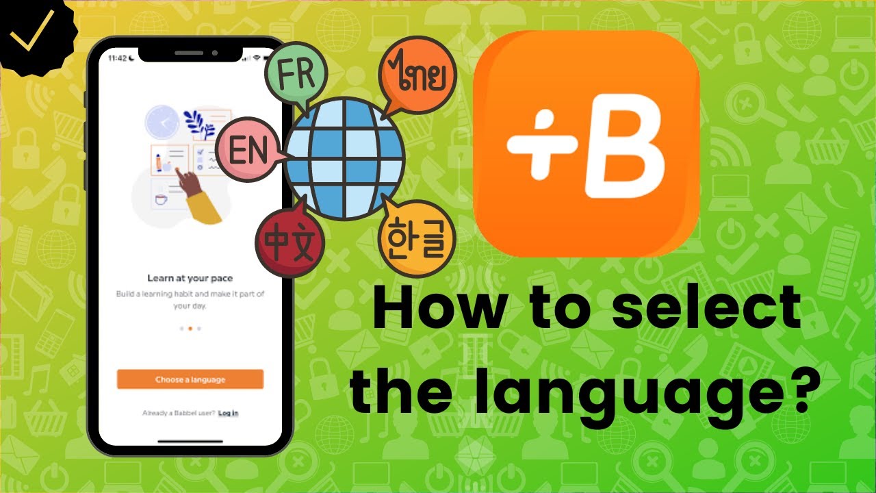 How to select the language on Babbel? - YouTube