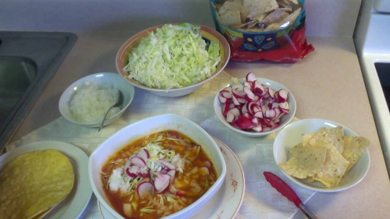 #POZOLE DE ESPINAZO DE PUERCO.@de mi rancho a tu cocina, - YouTube