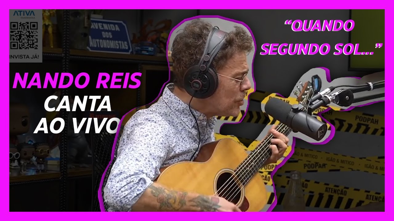 NANDO REIS CANTA "SEGUNDO SOL" AO VIVO NO PODPAH!!! - YouTube