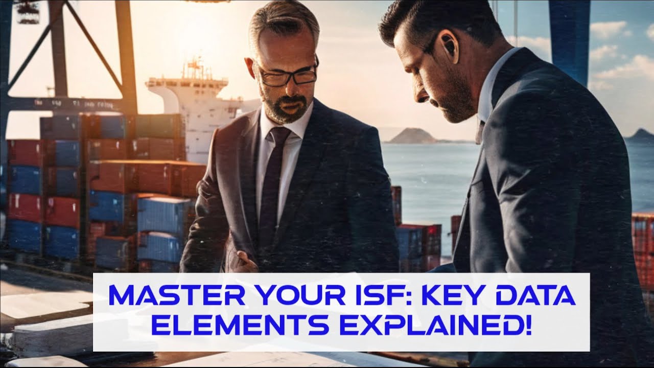 Master Your ISF: Key Data Elements Explained! - YouTube