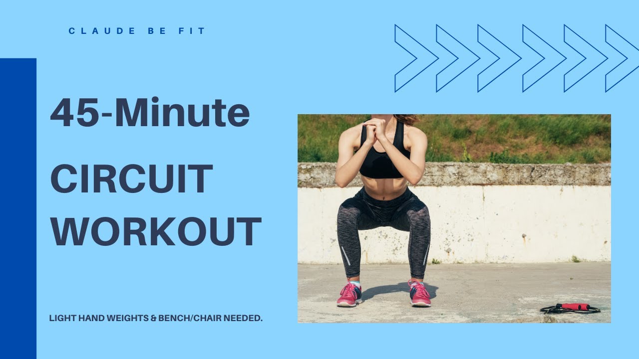 45 minute Circuit - No Frills Workout - YouTube