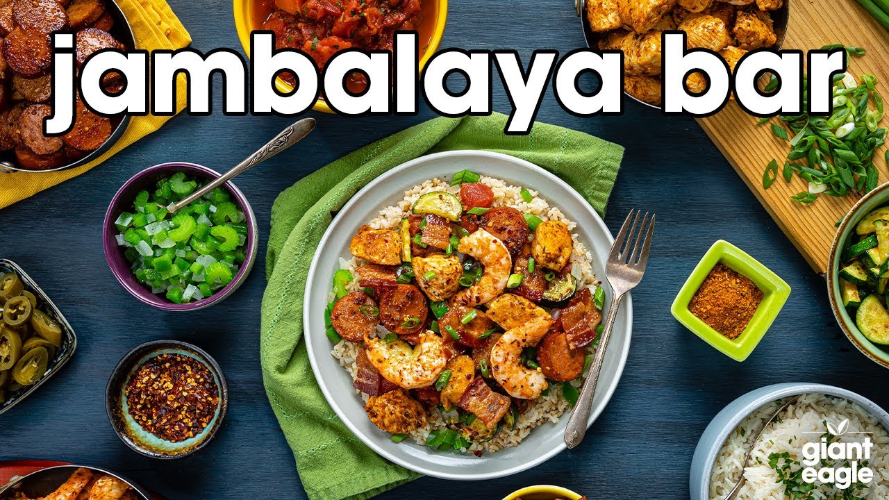How to Make a Jambalaya Bar - YouTube