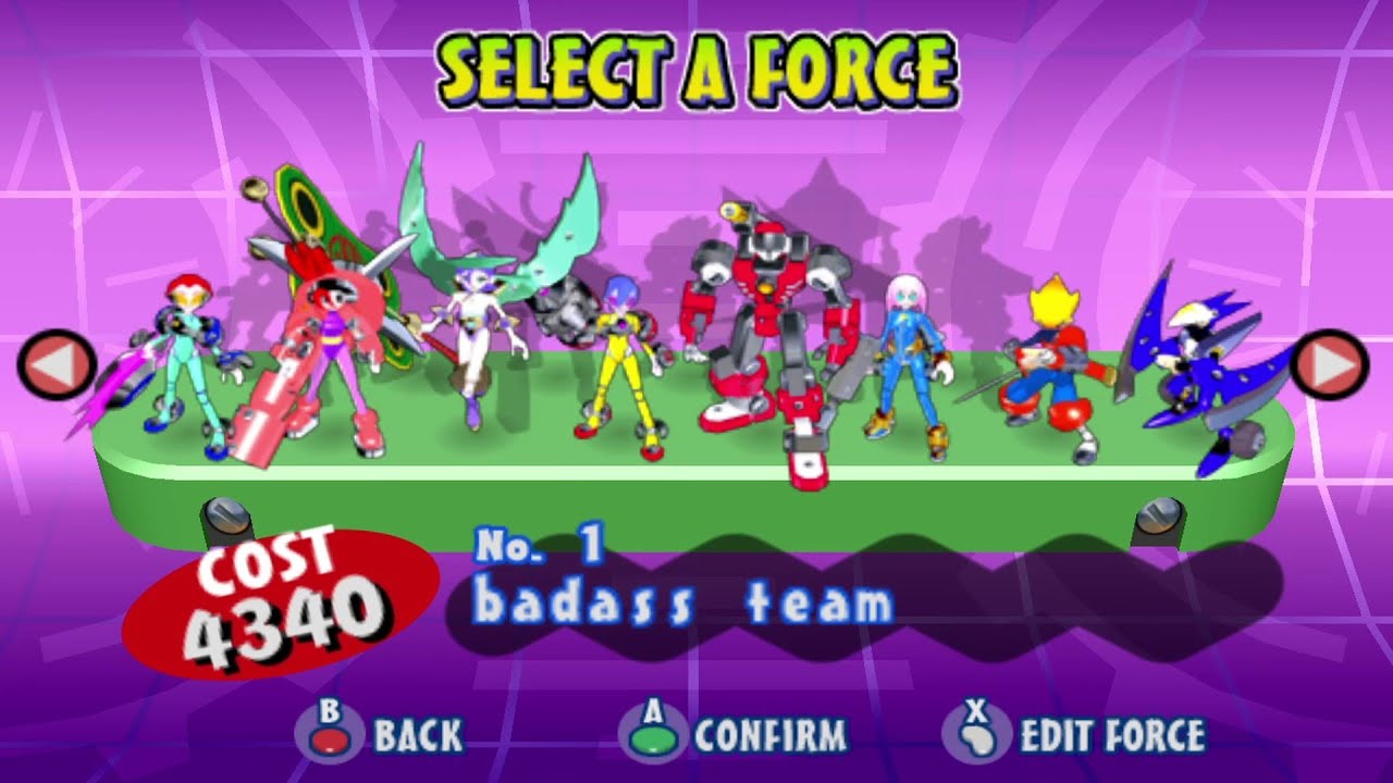 Gotcha Force (GameCube) - Battle Mode Menu - YouTube