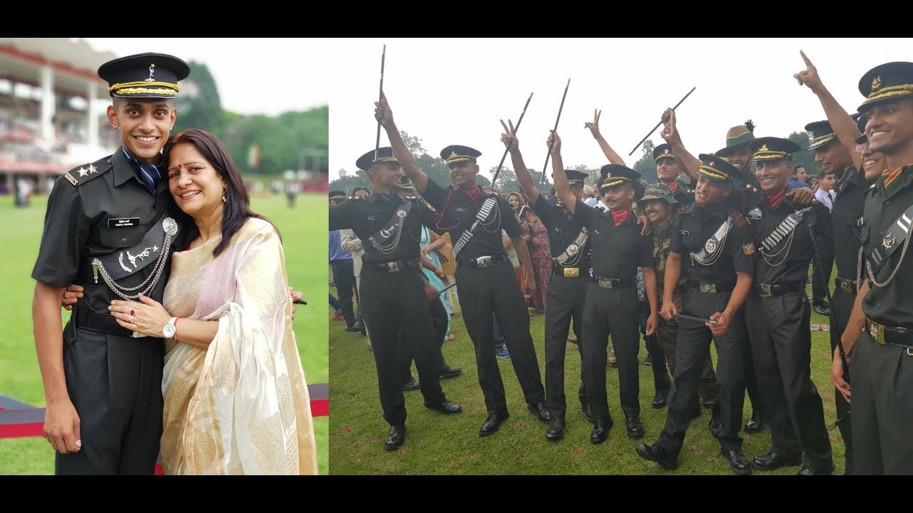 Lt Kshitij Sharma with Col Pieush Agrawal || IMA PASSING OUT PARADE ...